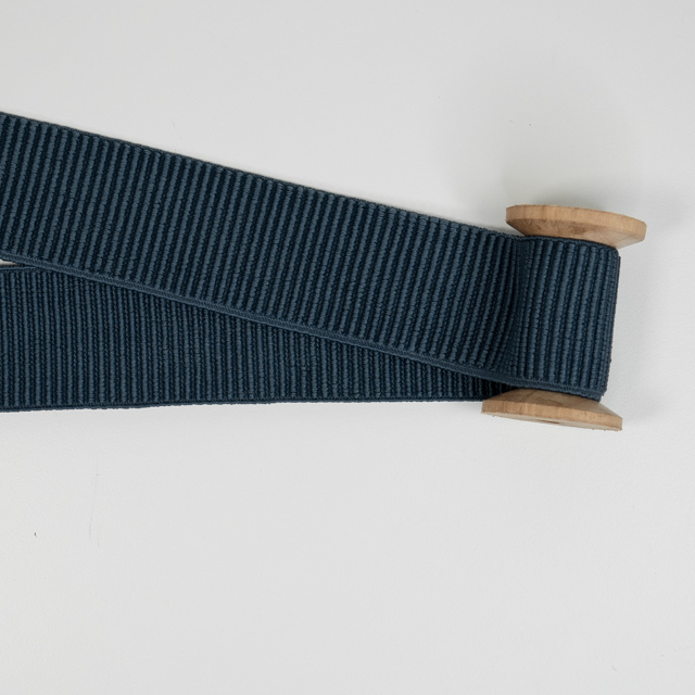 Ripp-Gummiband 50mm SOFT marineblau - Gummibänder Meterware bei Evlis ...